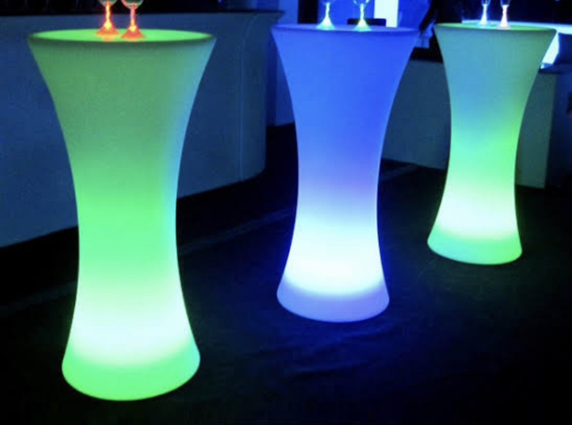 LED Cocktail Tables – PartyCrate